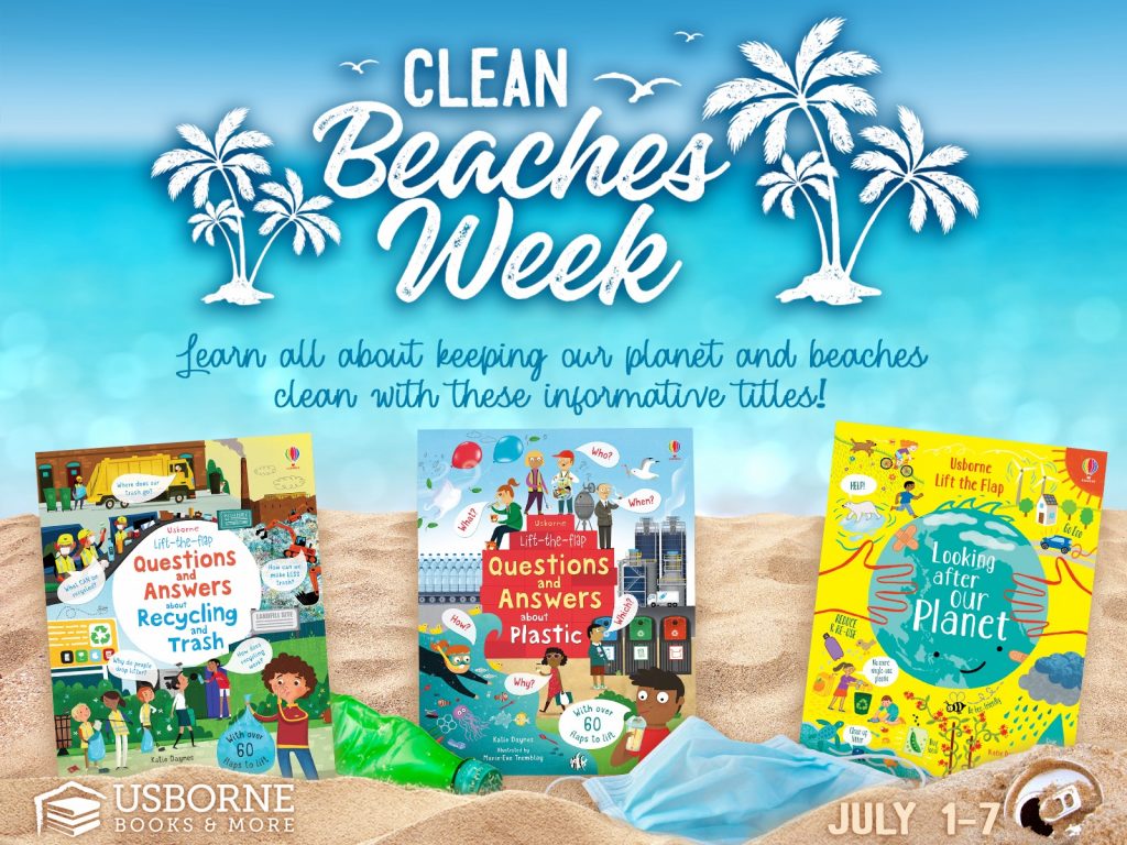 Clean Beach Week ~ July 1-7 - Farmyard Books | Usborne Books & More ...