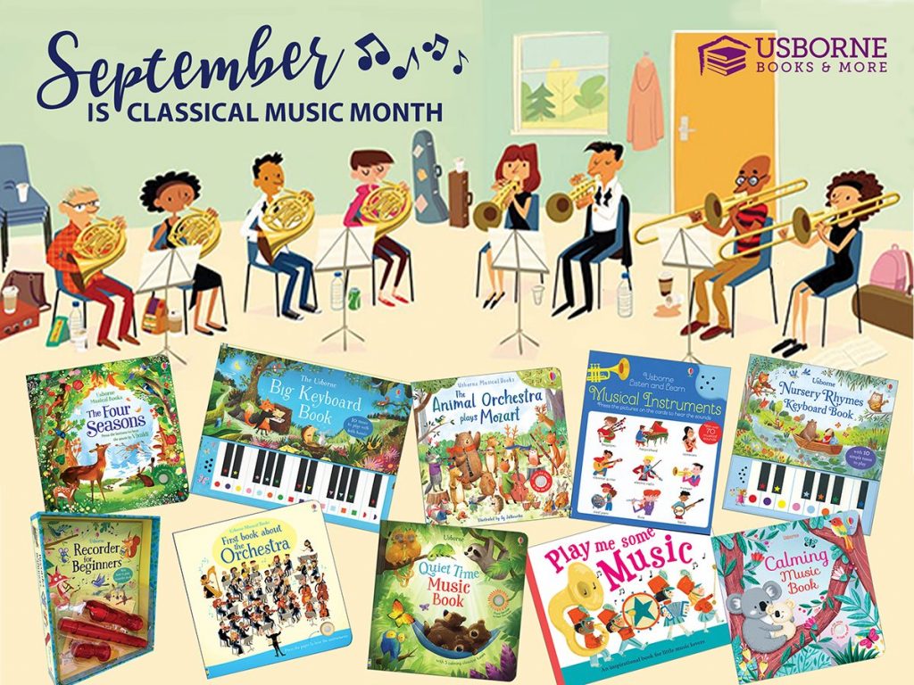 September is Classical Music Month! - Farmyard Books | Usborne Books ...