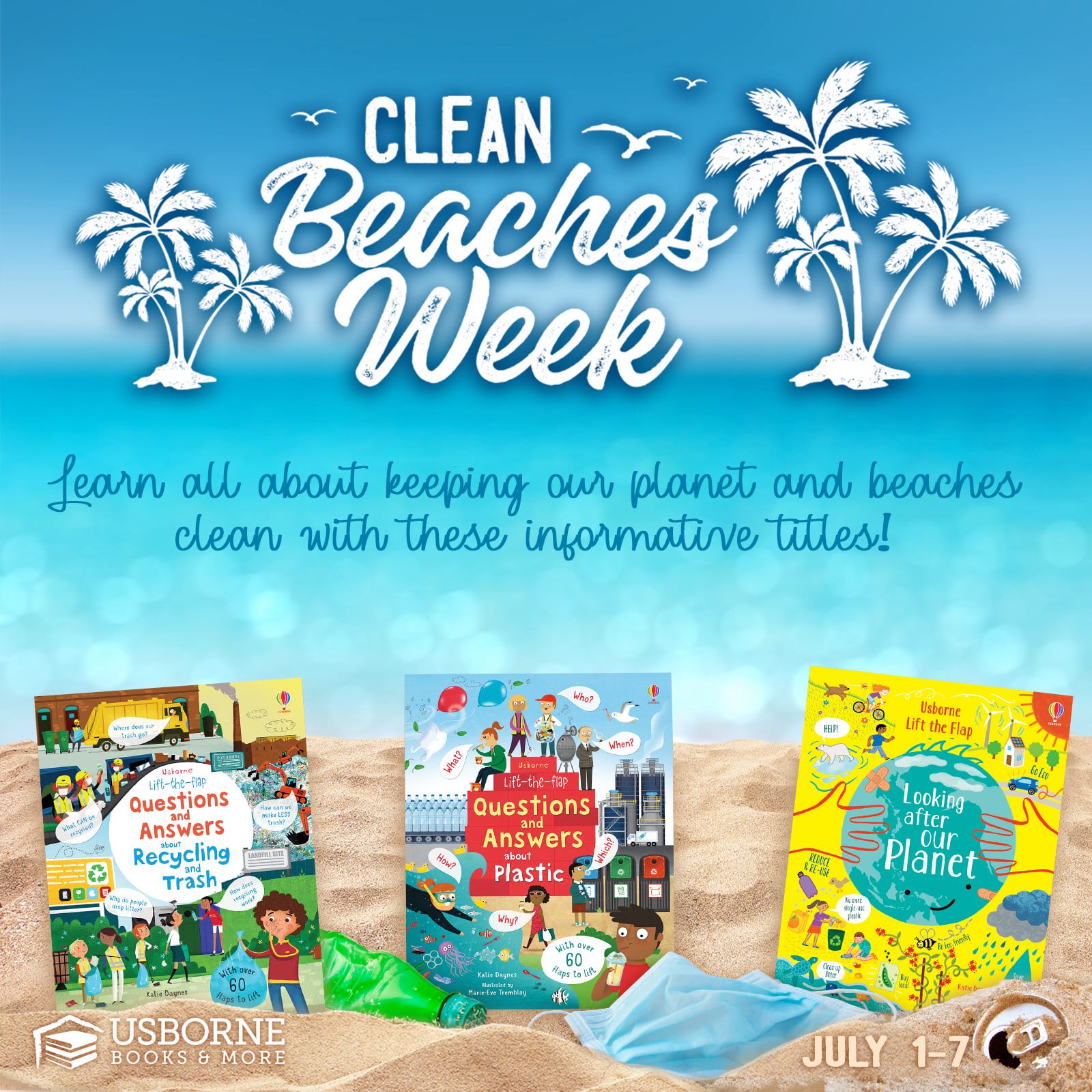 Clean Beaches Week ~ July 1-7 - Farmyard Books | Brand Partner with ...