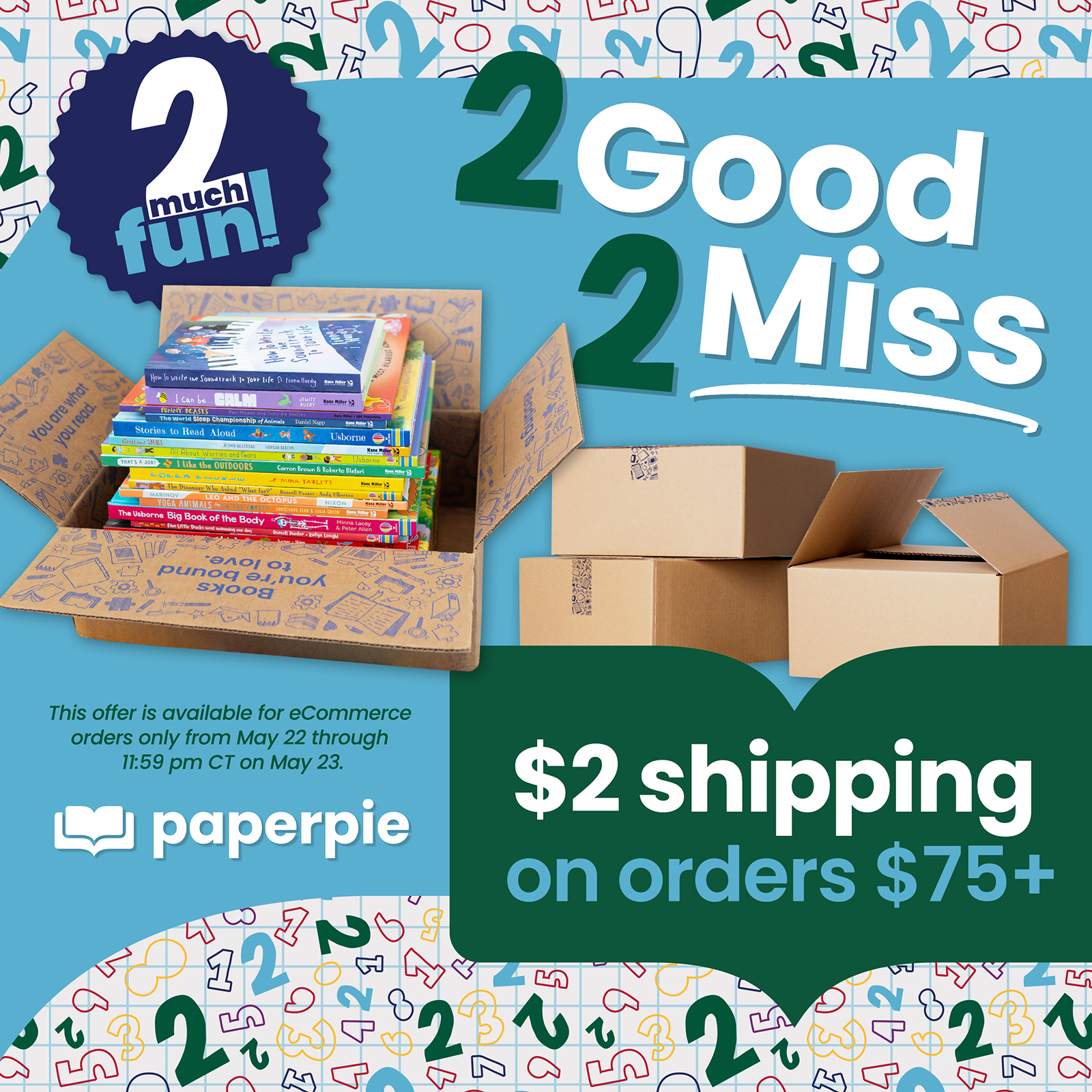 PaperPie Shipping Offer - Farmyard Books | Brand Partner with PaperPie