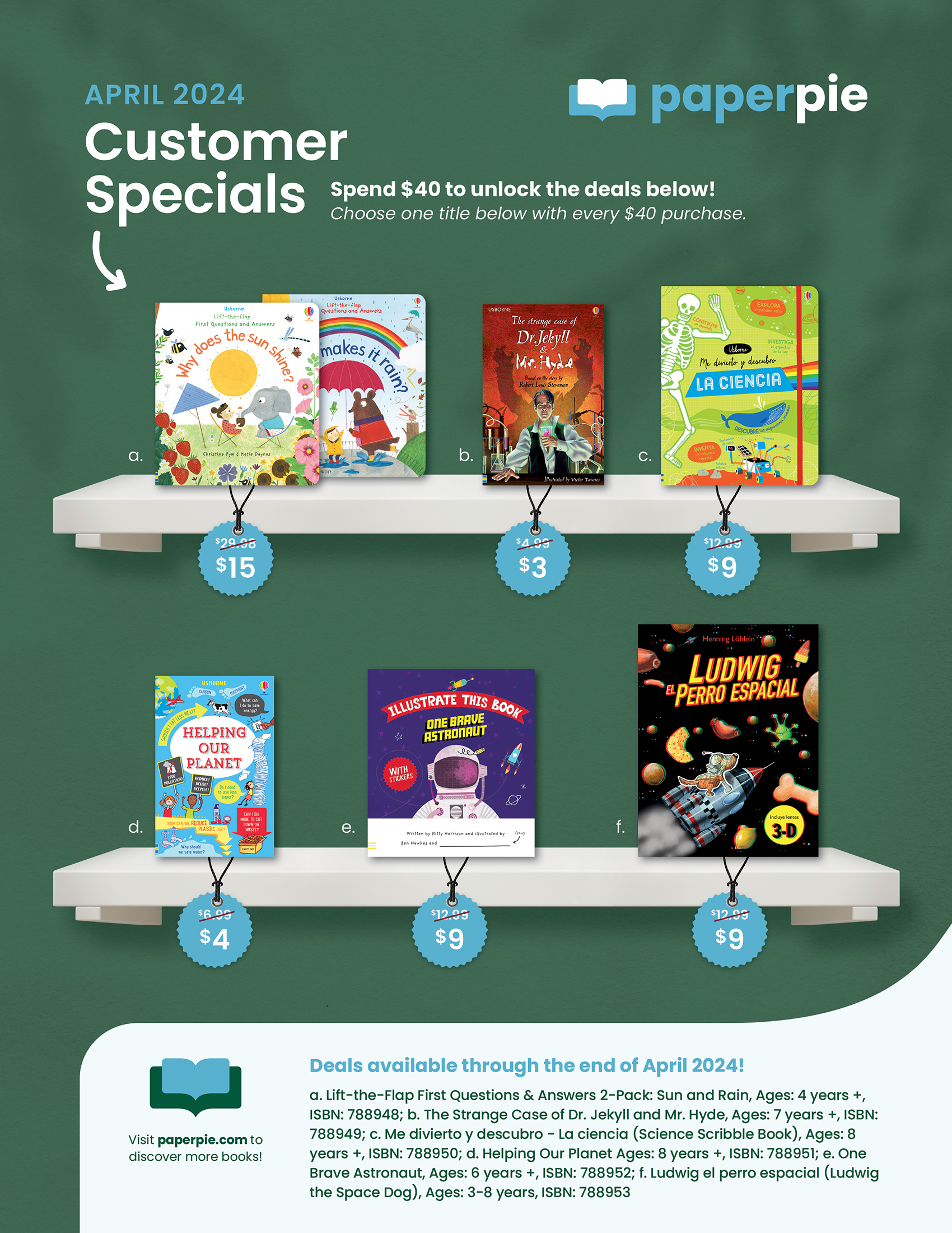 PaperPie Customer Specials - Farmyard Books | Brand Partner with PaperPie